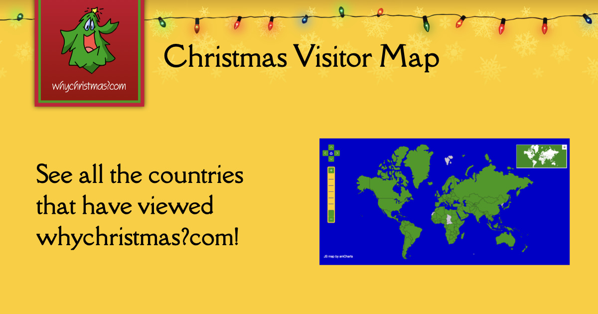 Visitor Map - WhyChristmas.com